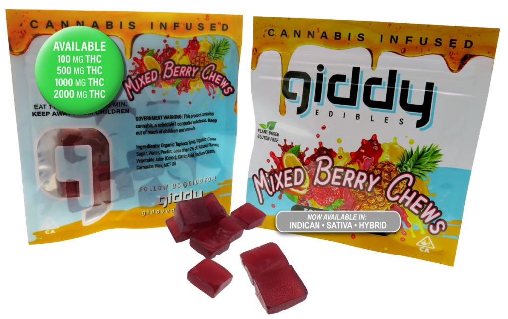 GIDDY GUMMIES 2000MG (MIXED BERRY) – ECC